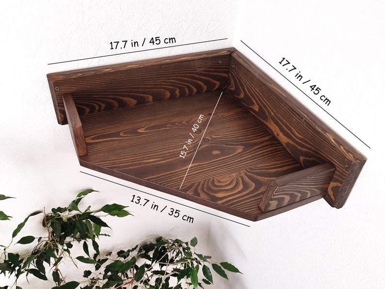 Wall Mounted Corner Cat Bed Cat Shelf With сushion Cat Furniture for ...