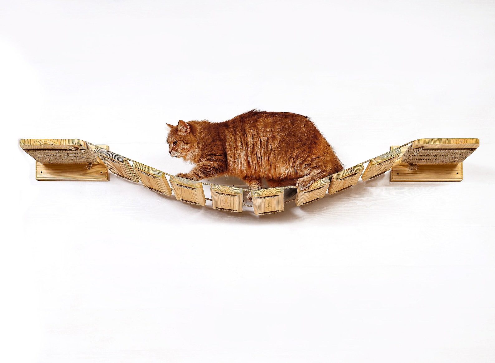 Cat Bridge, Wood Cat Bridge, Cat Shelves, Cat Wall Furniture, Cat ...