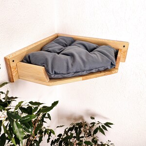 Corner Cat Bed Set Cat Wall Furniture Cat Shelves Cat - Etsy