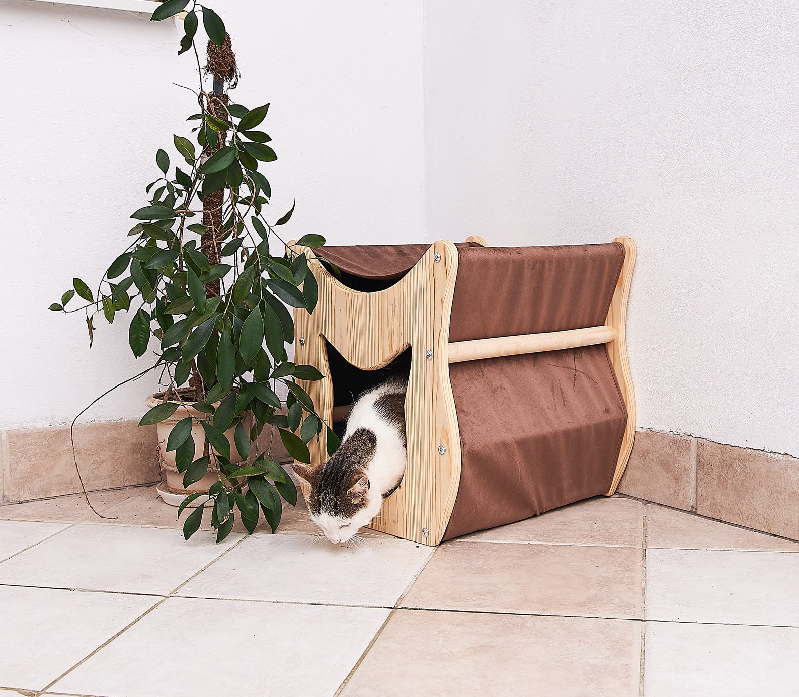 Cat Cave Cat Hammock Bed Cat House Modern Cat Bed Cat Bed - Etsy