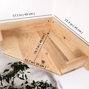 Cat Wall Furniture Set, Corner Cat Bed, Cat Scratching Post, Cat ...