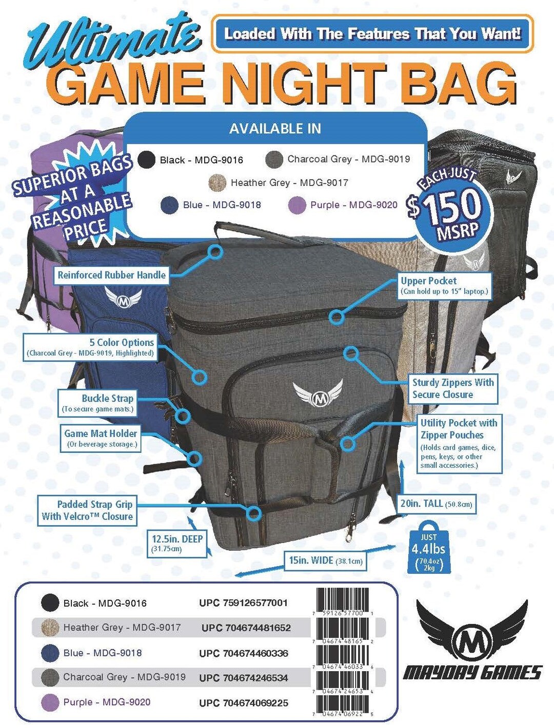 Ultimate Game Night Bag by Mayday Games - Etsy