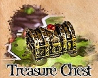 Treasure Chest Token - Etsy