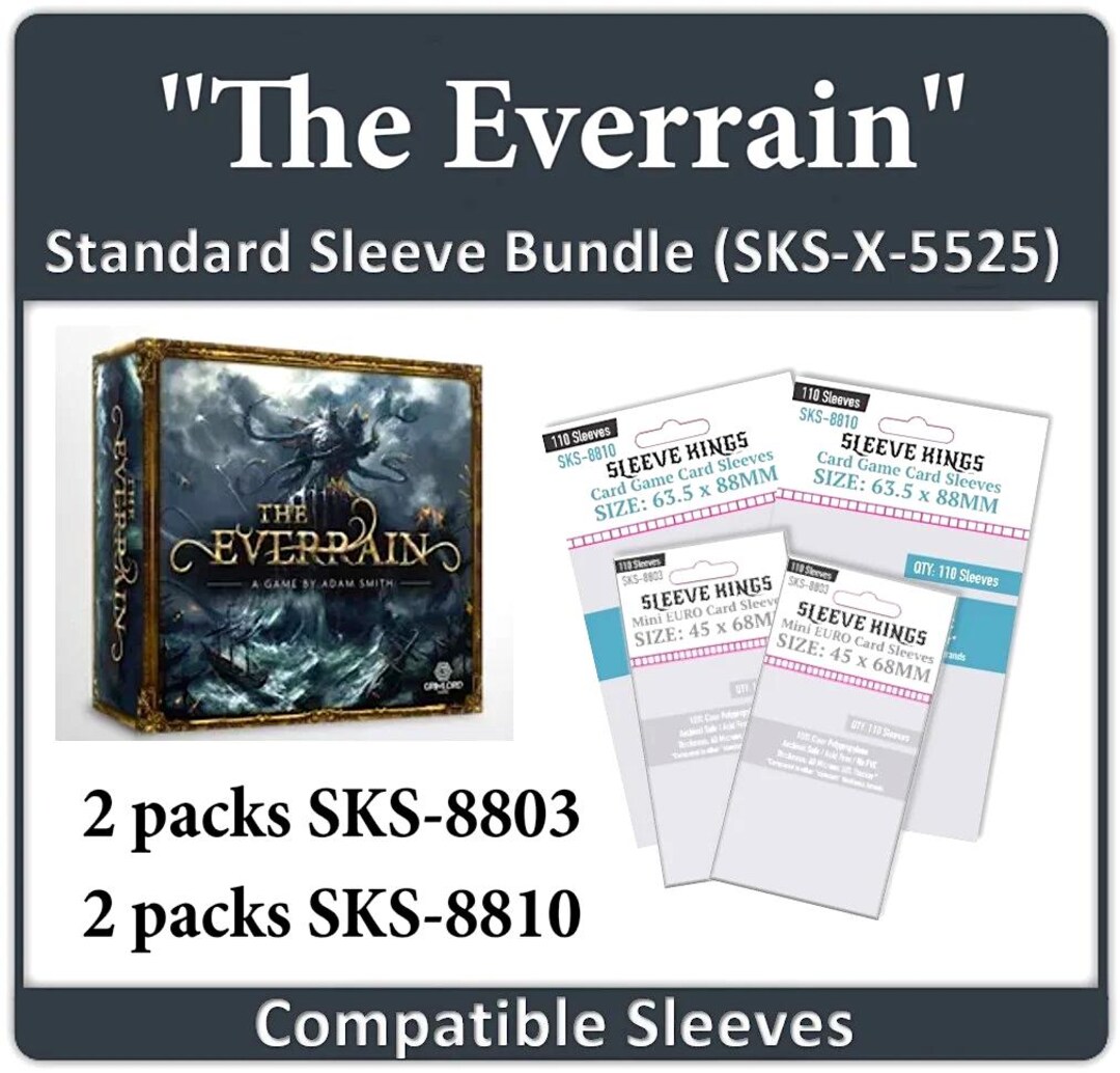 The Everrain" Compatible Sleeve Bundle (8803 X 2 + 8810 X 2) - Etsy