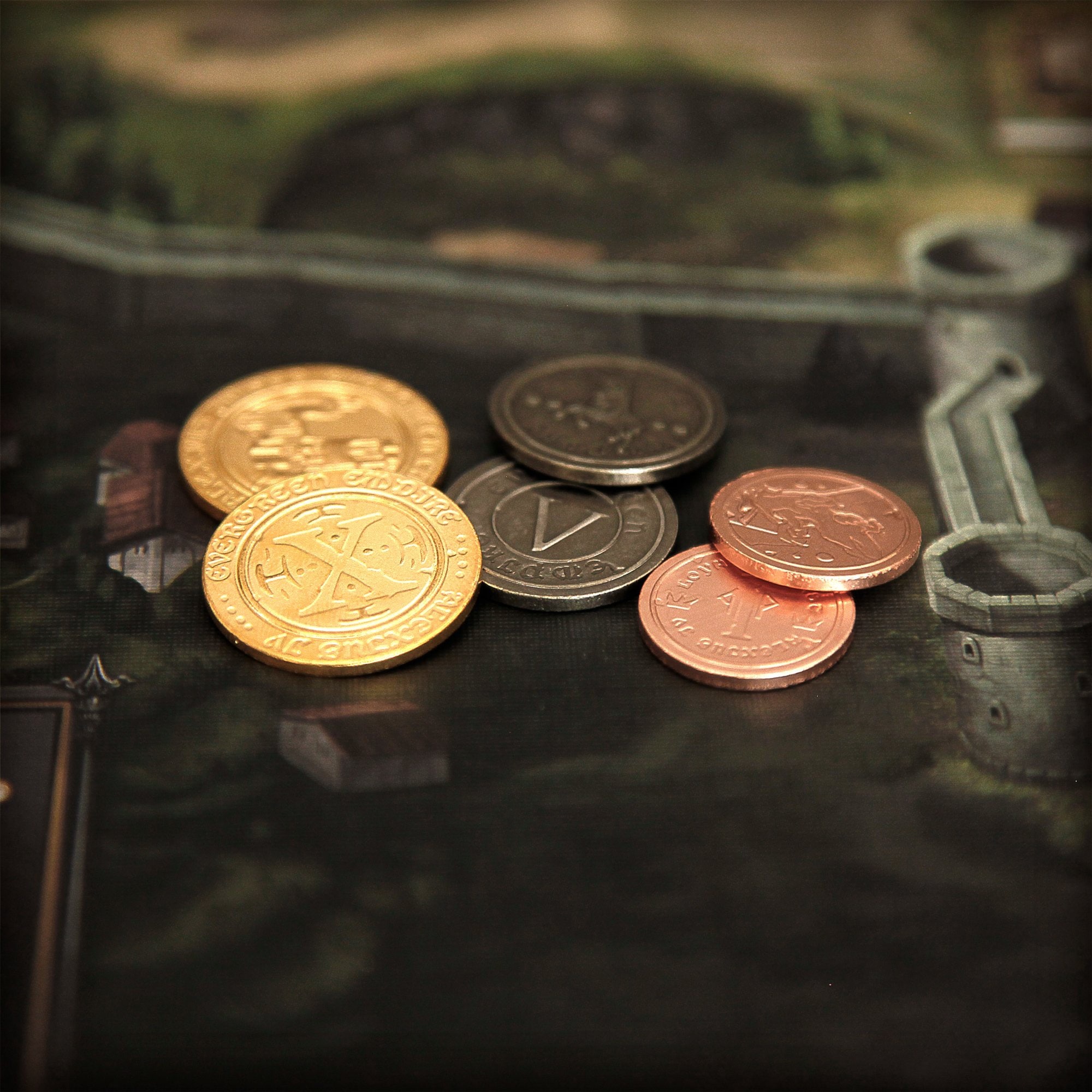 50 Metal Coin Board Game Upgrade Set - Etsy