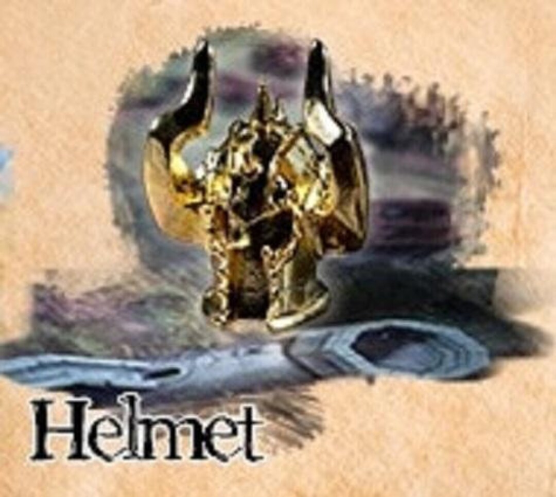 Player Token: Gold Color Helmet in Metal Alloy - Etsy
