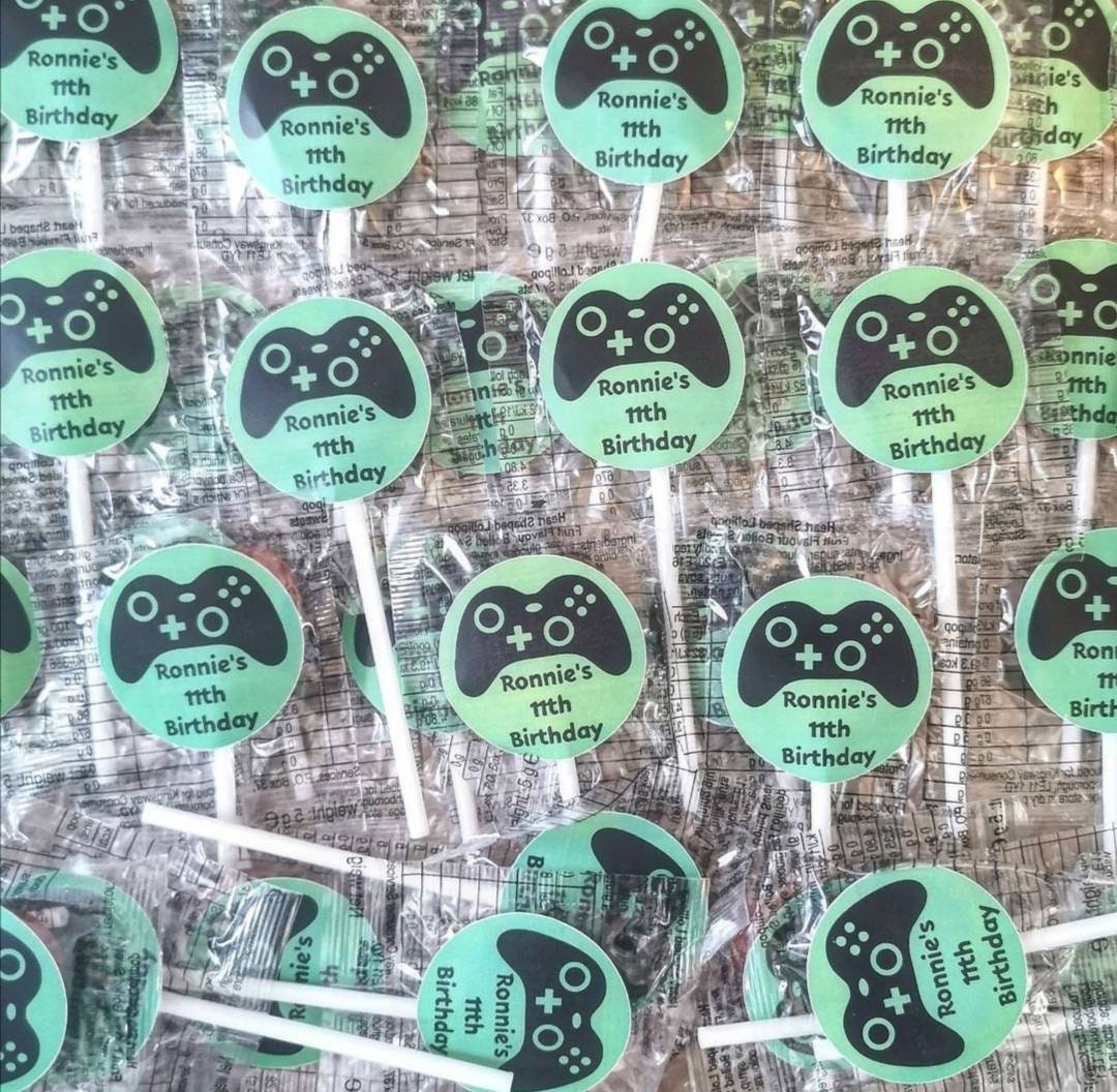 Personalised Lollies/lollipops Custom Design Logo - Etsy UK
