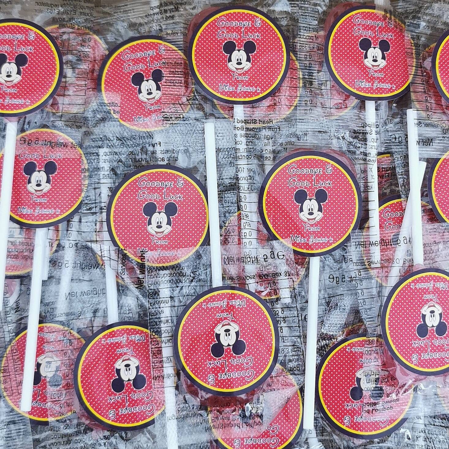 Personalised Lollies/lollipops Custom Design Logo - Etsy UK