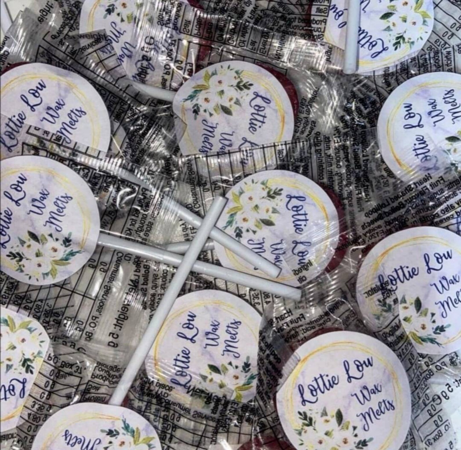 Personalised Lollies/lollipops Custom Design Logo - Etsy UK