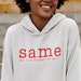 Equal Sign Same Not Much Difference You and I Hoodie Jhope - Etsy