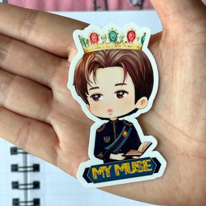 Jimin Muse Smeraldo Garden Vinyl Waterpoof Sticker | Who | Hobihearteu ...