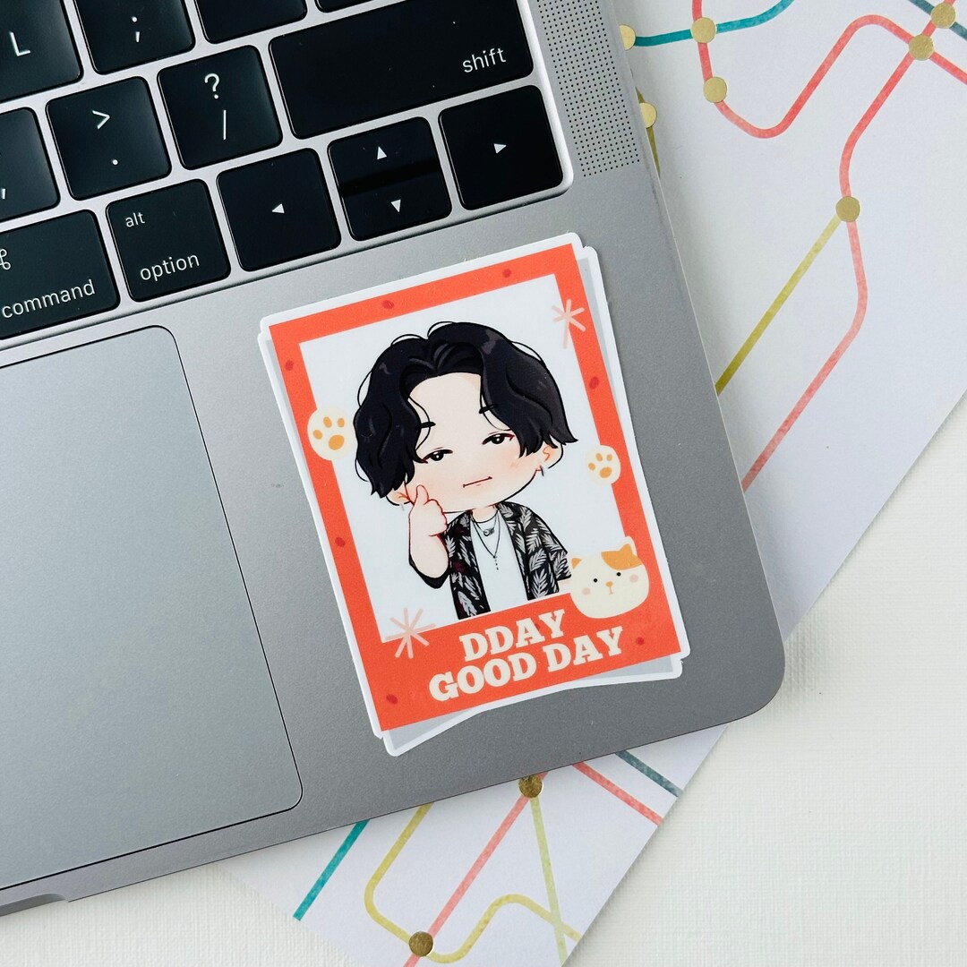 DDAY Good Day Yoongi Vinyl Waterpoof Sticker | Suga Agustd ...