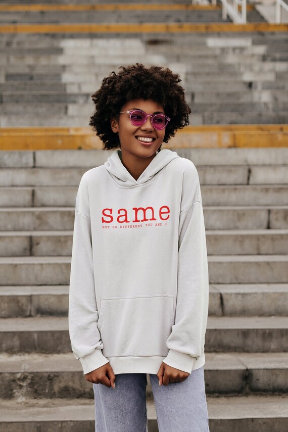 Equal Sign Same Not Much Difference You and I Hoodie Jhope - Etsy