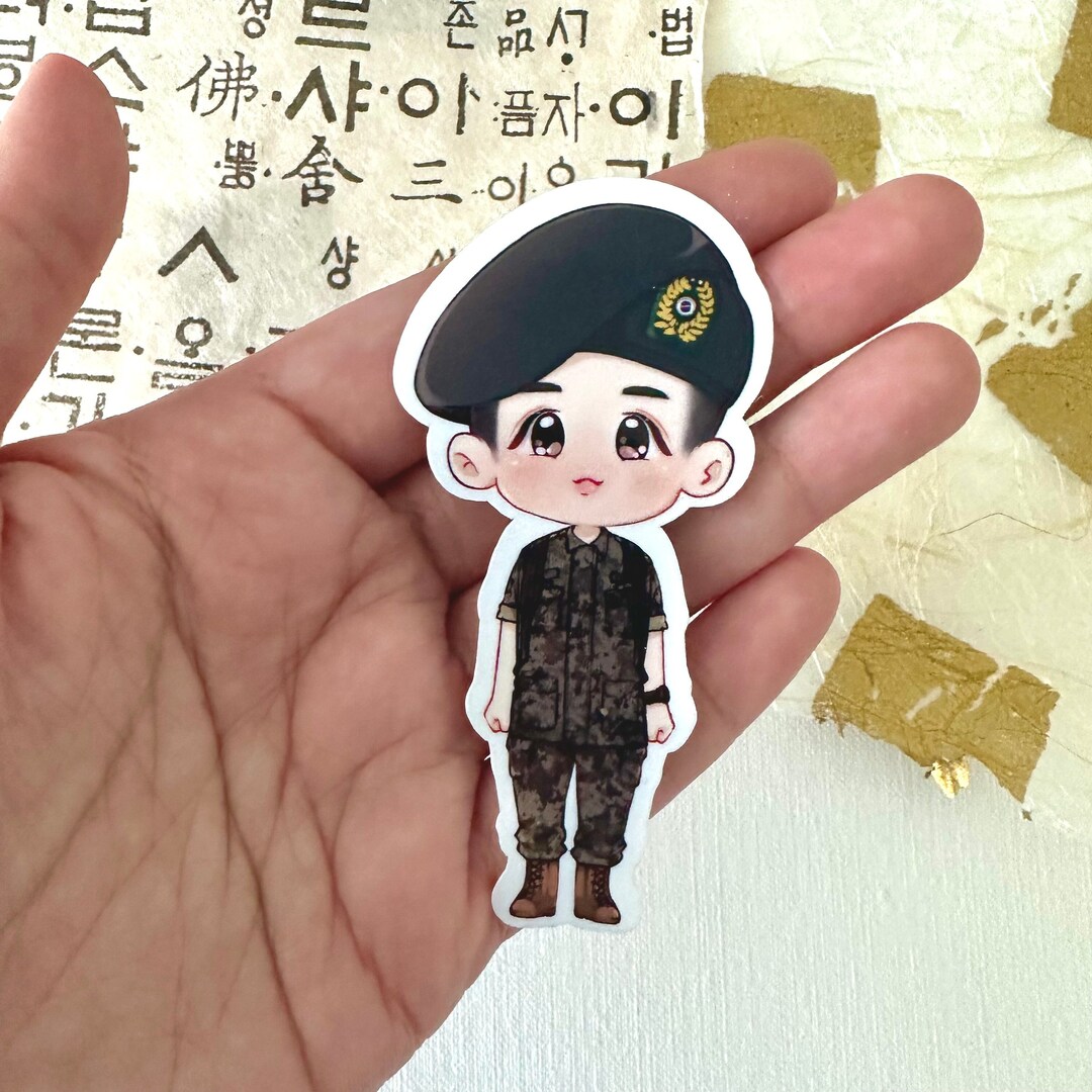 Hobi ARMY Uniform Sticker Vinyl Waterpoof | Jhope Hobi Hoseok ...