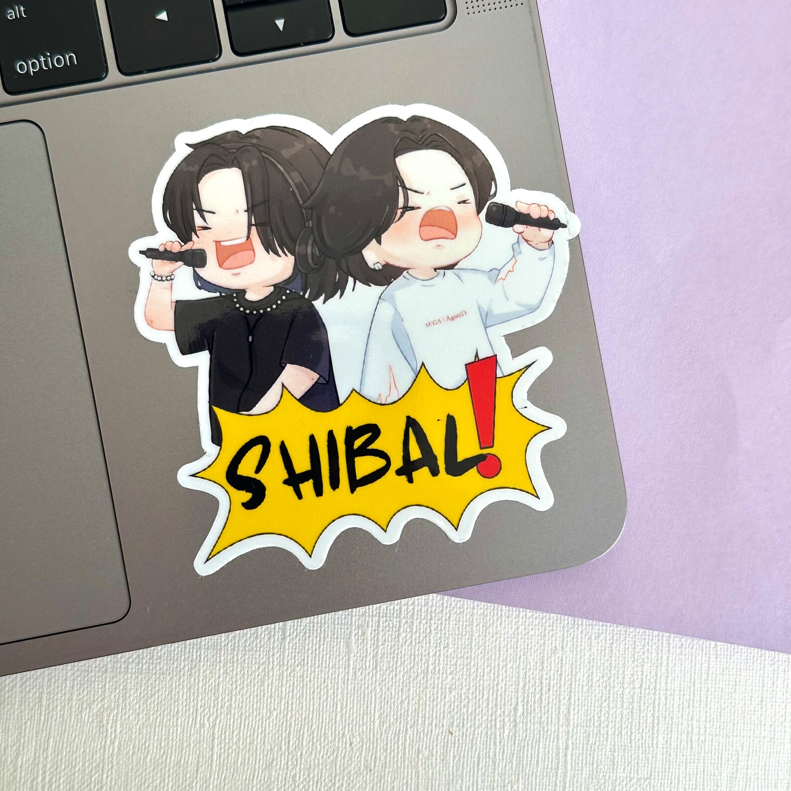 Yoongi El Capitxn Shibal DDAY Concert Vinyl Waterpoof Sticker | Suga ...