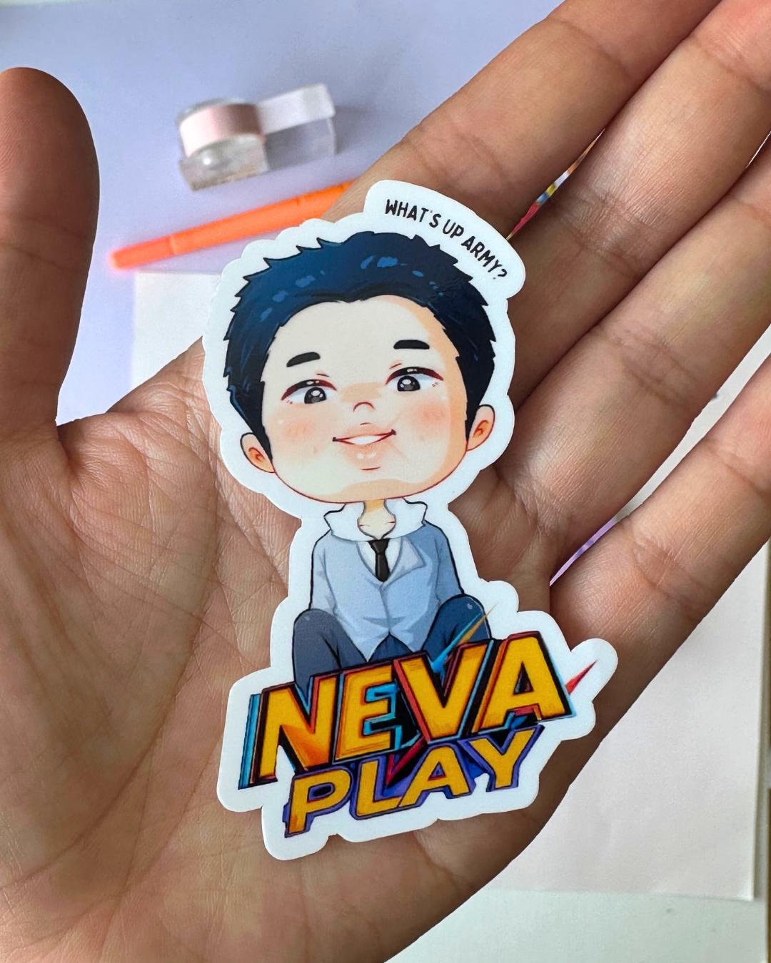 Namjoon Neva Play Sticker Vinyl Waterpoof | RM Namjoon Right Place ...