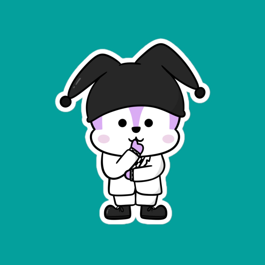 Mang Jack in the Box JITB BTS Sticker Vinyl Waterpoof Jhope Hobi Hoseok ...