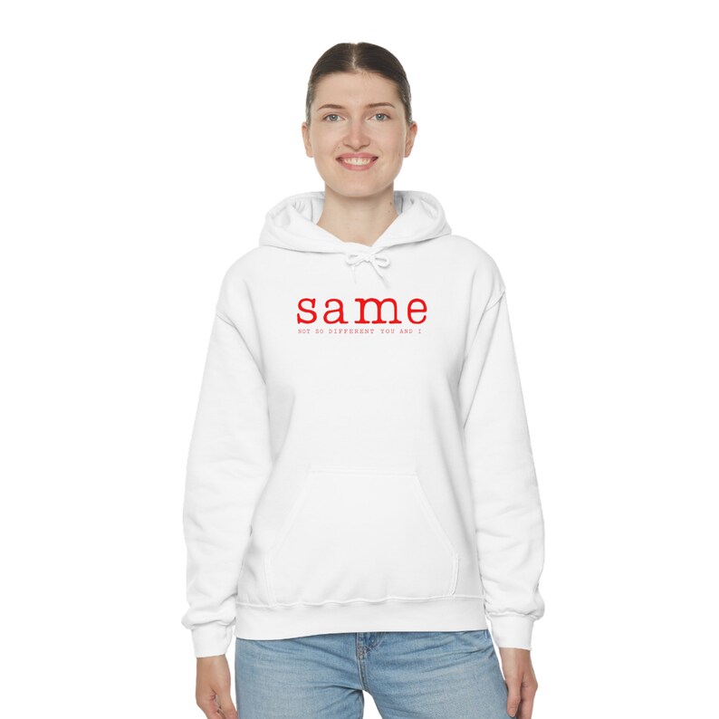 Equal Sign Same Not Much Difference You and I Hoodie Jhope - Etsy