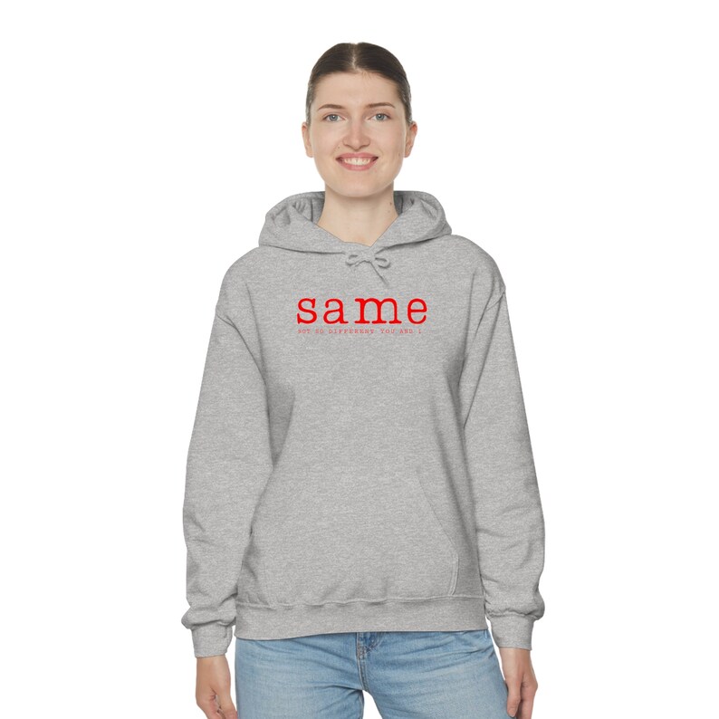 Equal Sign Same Not Much Difference You and I Hoodie Jhope - Etsy
