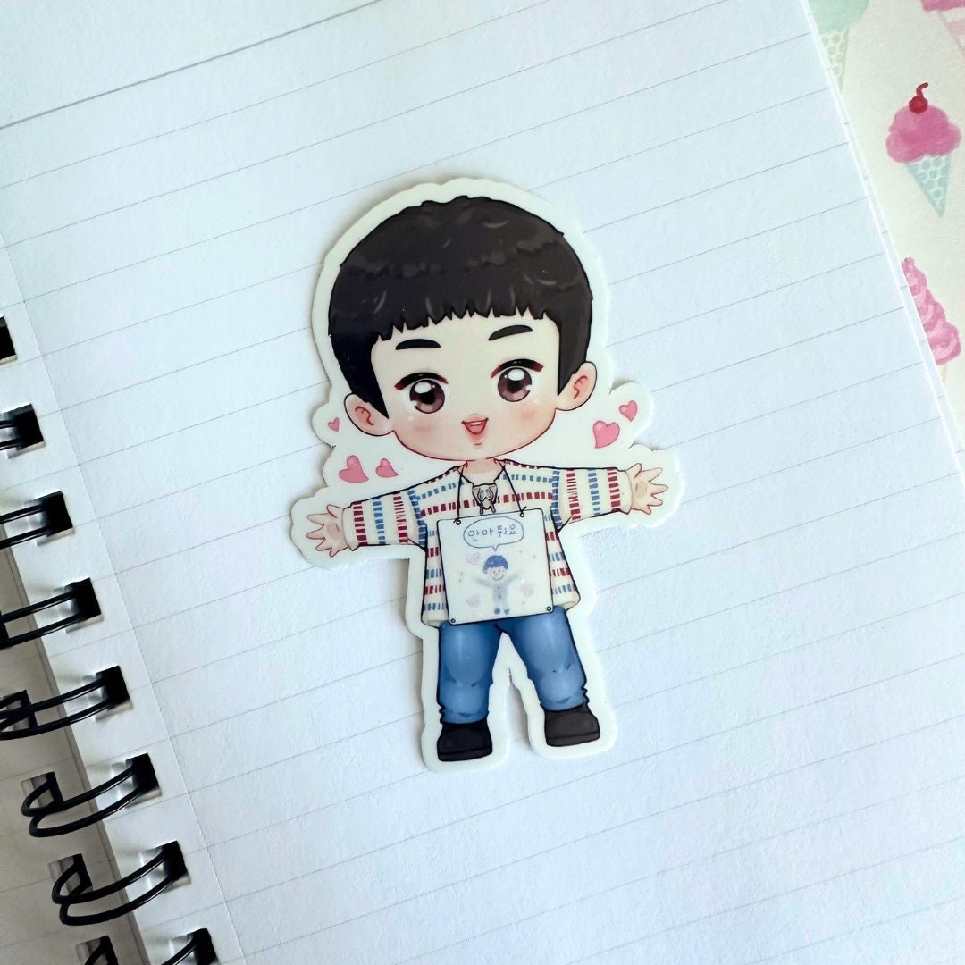 Jin Hug Festa Event Vinyl Waterpoof Sticker | Jin Seokjin | Runseokjin ...