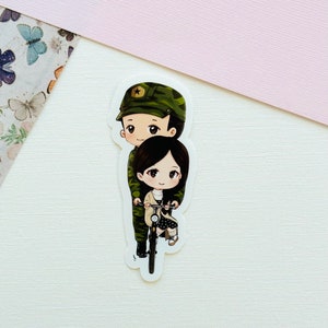 CLOY Crash Landing on You Waterproof Sticker | Captain Ri Jeong-hyeok ...