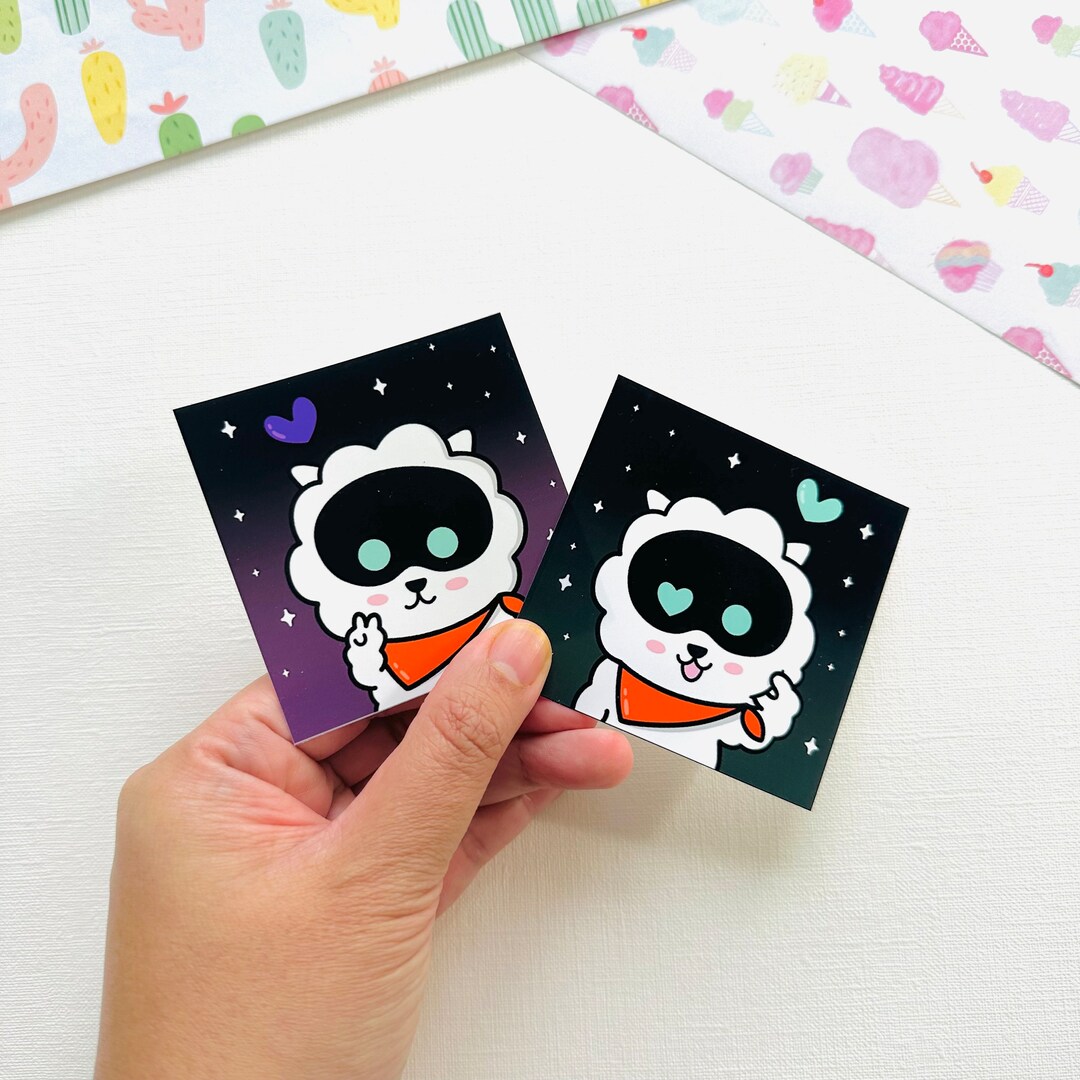 RJ Wootteo the Astronaut Set of 2 Sticker Vinyl Waterpoof | Jin Seokjin ...