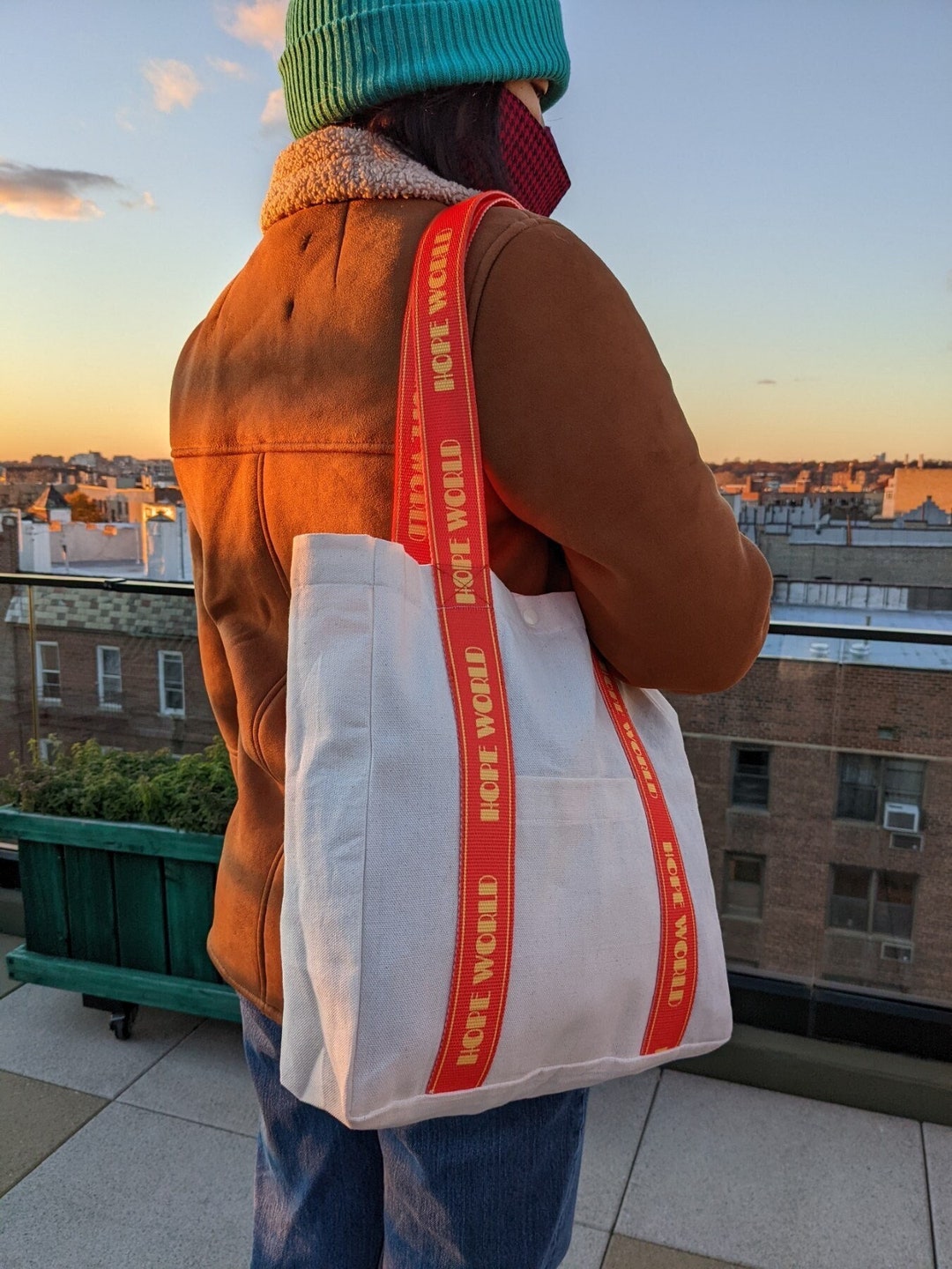 Hope World Canvas Tote Bag Hobicore Jhope Hobi ARMY Uniform Hobihearteu ...