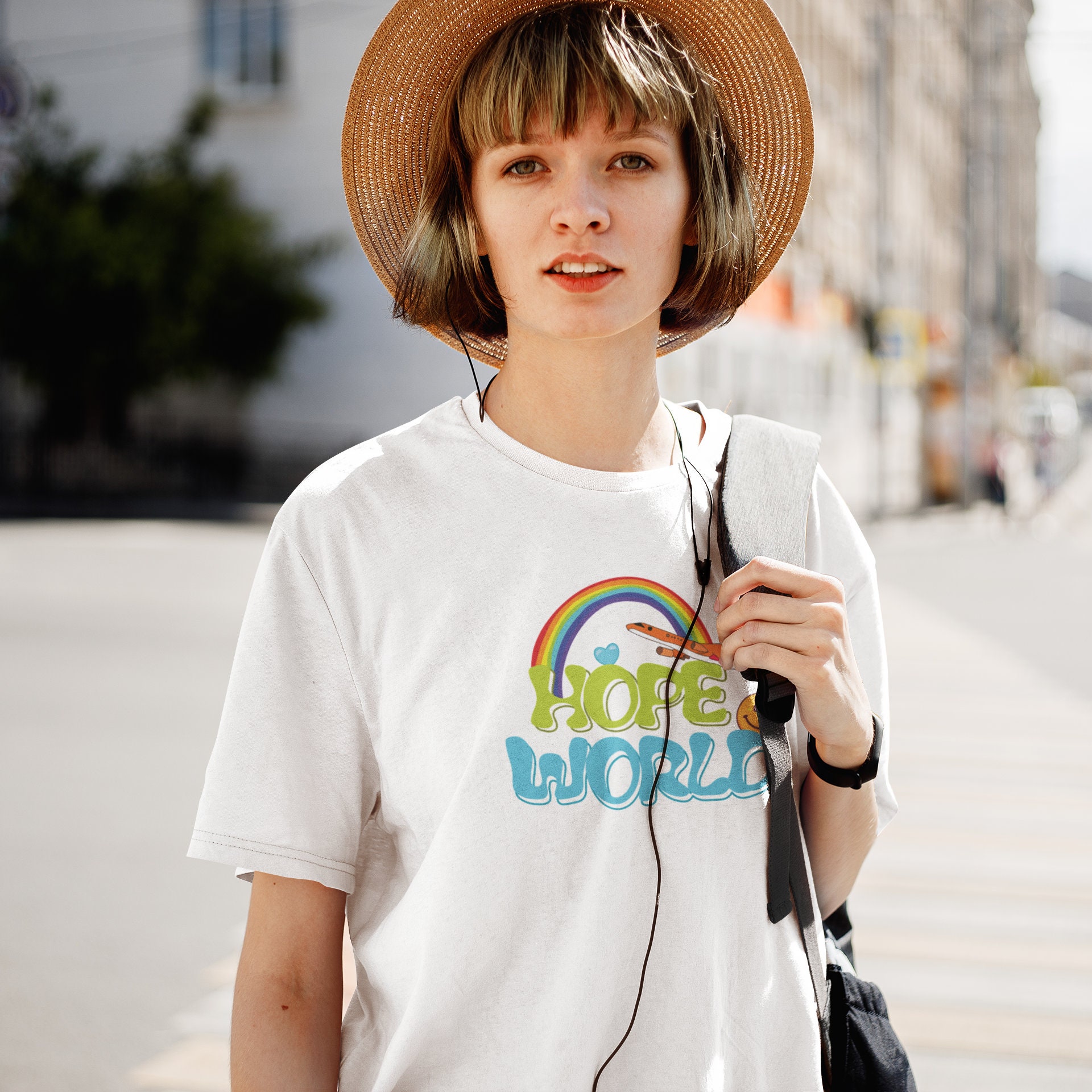 Hope World Hobicore Unisex Shirt Tshirt Hobihearteu Shop | Etsy