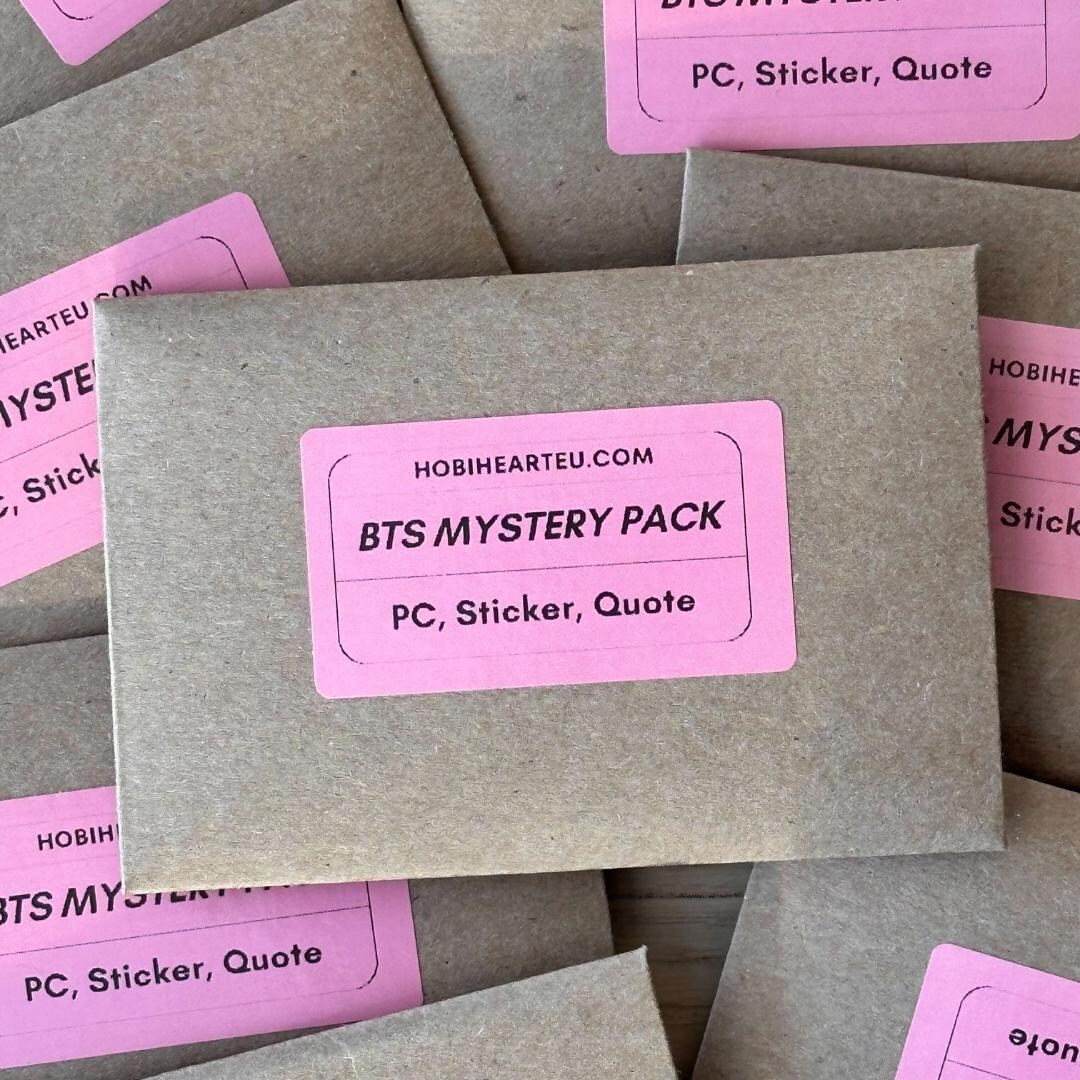 Bangtan Blind Box Mystery Pack With One Sticker, PC, Quote | Photocards ...