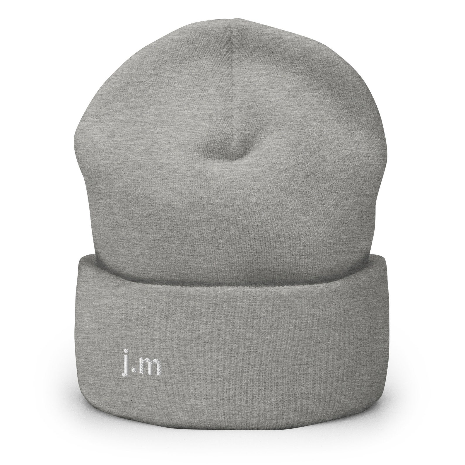 Embroidered J.m IG Jiminie Cuffed Beanie Hat | Hobihearteu Shop - Etsy