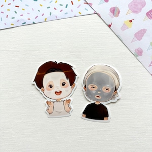 Sope Facemask Live Sticker Set Vinyl Waterpoof | Jhope Suga Yoongi Hobi ...