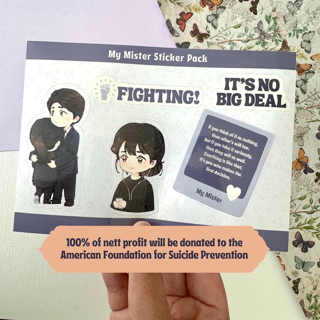 My Mister Sticker Pack | IU Lee Sun Kyun Kdrama | Hobihearteu Shop - Etsy