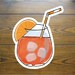 Aperol Spritz Sticker, Party Favor Sticker - Etsy