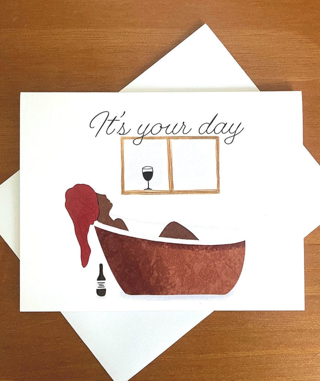 Bathtub Birthday Card - Great for Special Occasions, Celebrations, and ...