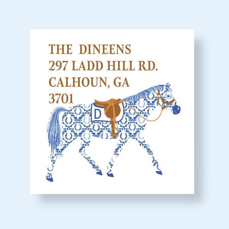 Western Address Stamp - Etsy