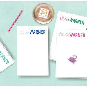 PERSONALIZED NAME NOTEPAD: Modern Classic to Do List Maker | Family ...