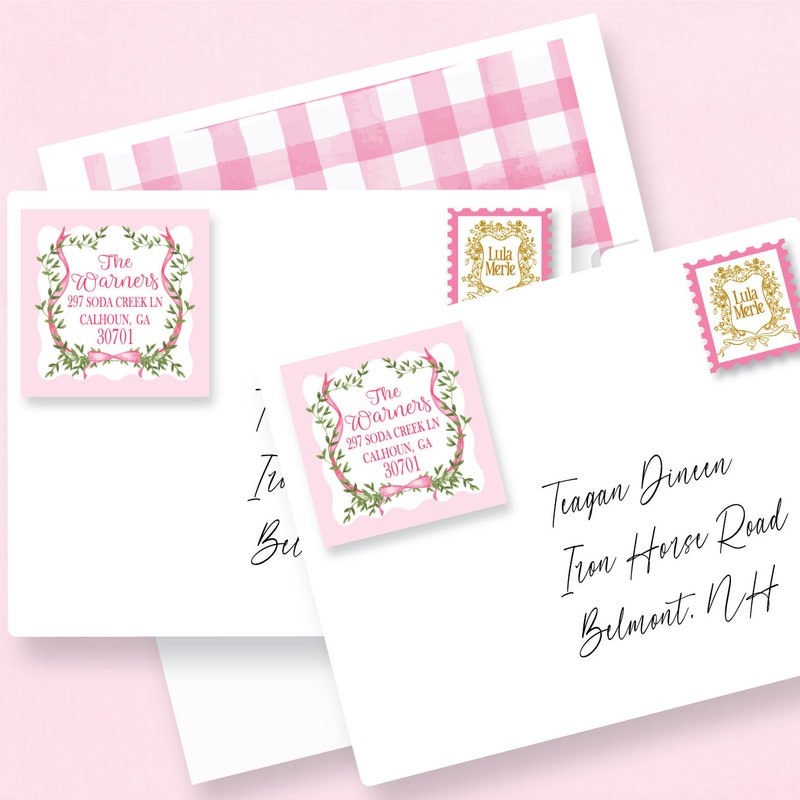 Scalloped Labels - Etsy