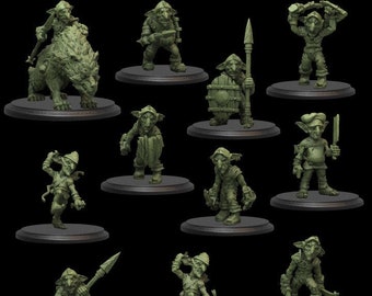 Miniature Goblin Set - Etsy