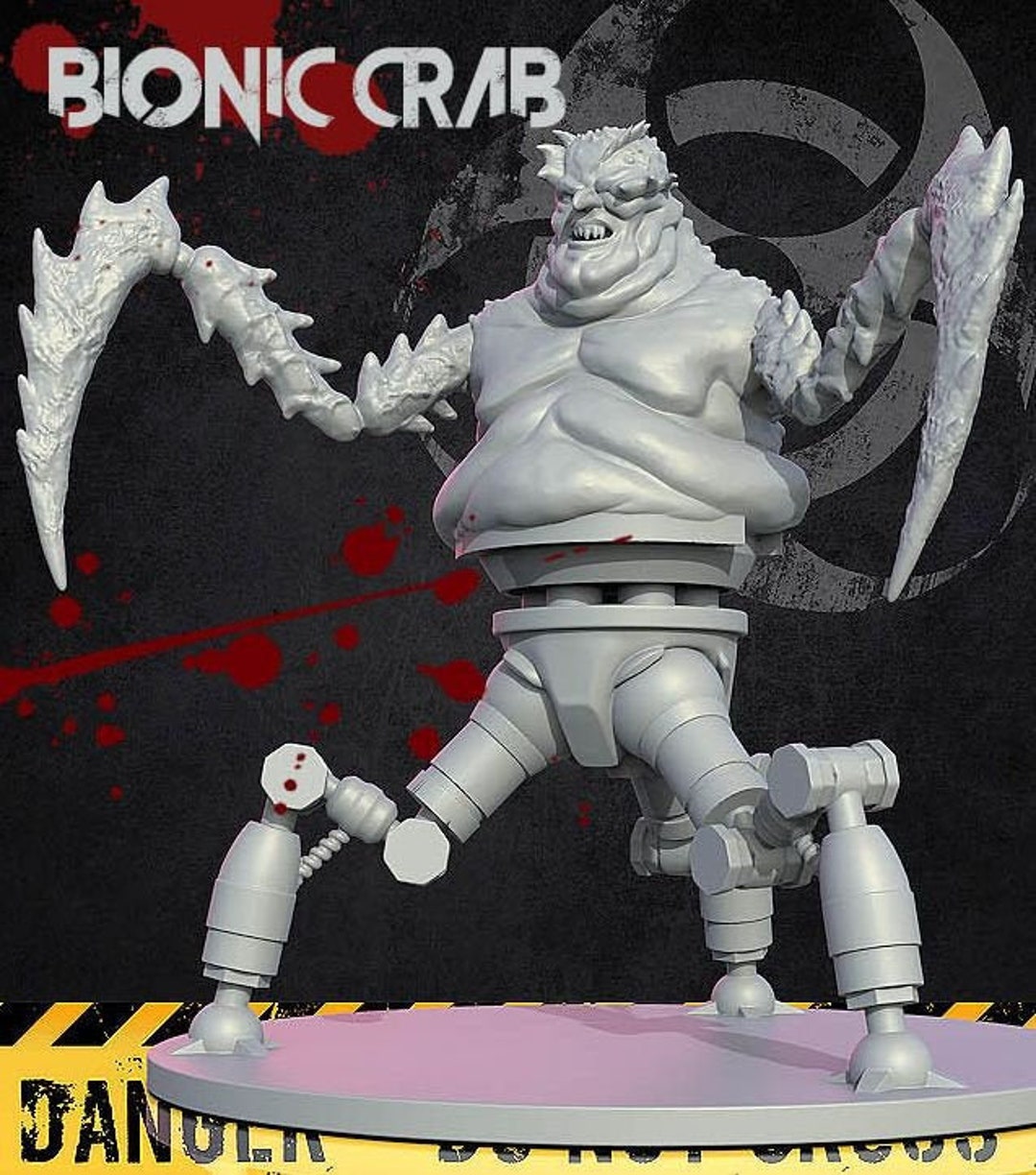 Zombie Apocalypse Monster Bionic Crab Tabletop Dungeon - Etsy
