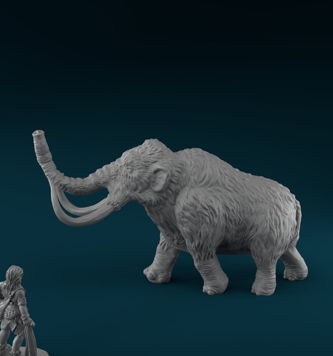 Mammoth Stone Age Resin Wargaming Tabletop Miniature - Etsy