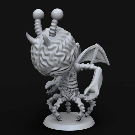 Mi Go Cthulhu Monster Lovecraft Horror Chibi Resin - Etsy