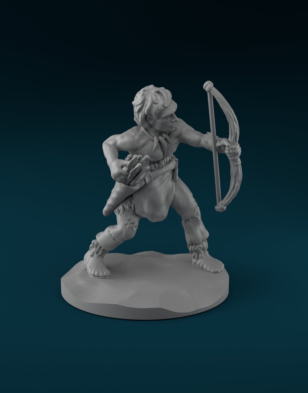 Archer Stone Age Stone Age Man Archer Resin - Etsy