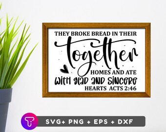 Break Bread Together Svg - Etsy