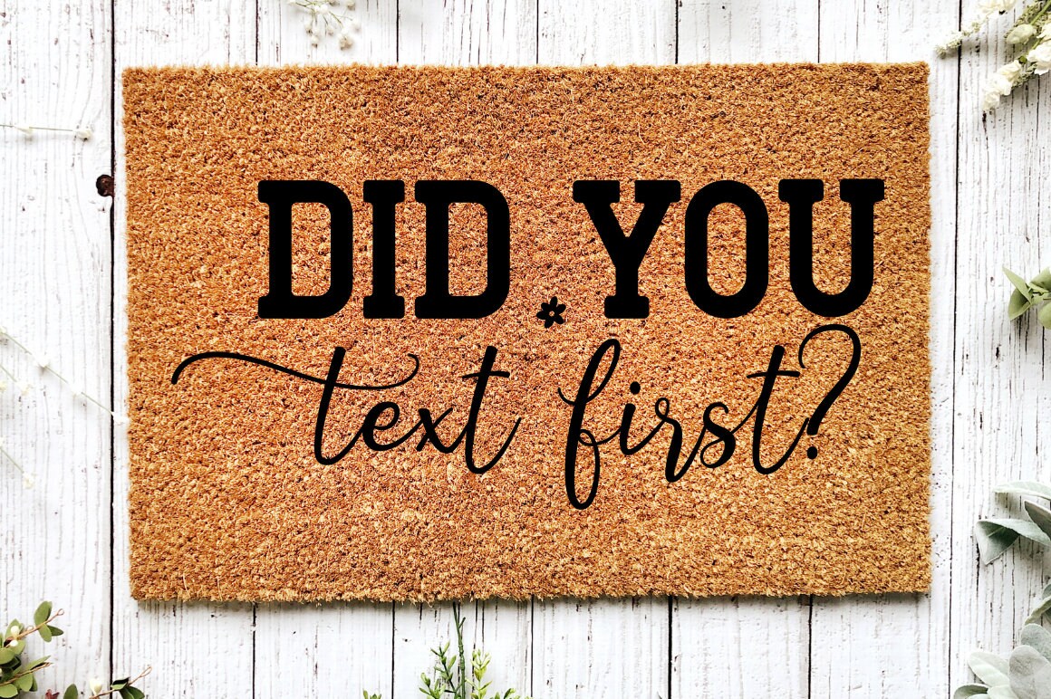 Papercraft Did you Text first SVG File Did You Text First Sublimation ...