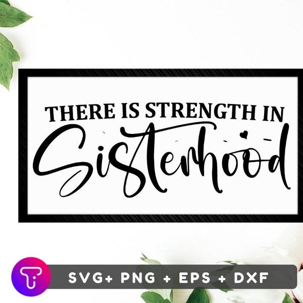 Sister Strength Svg - Etsy