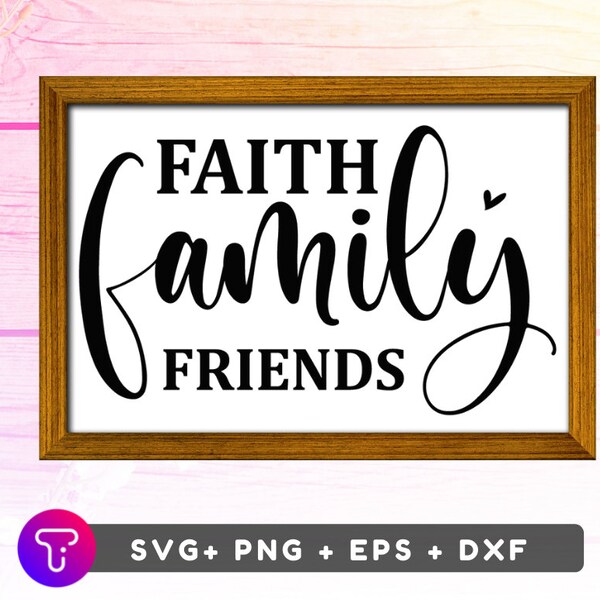 Faith Family Love Svg - Etsy