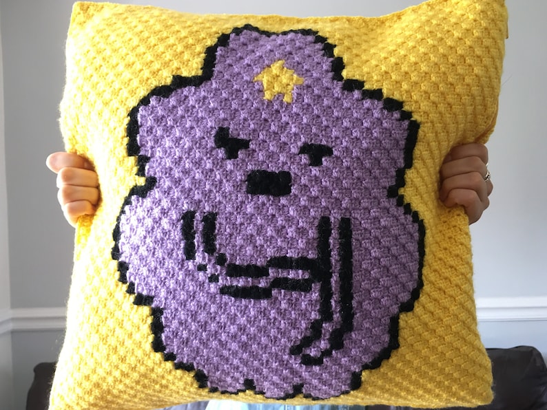 Lumpy Space Princess Cushion Crochet Pattern Adventure Time - Etsy