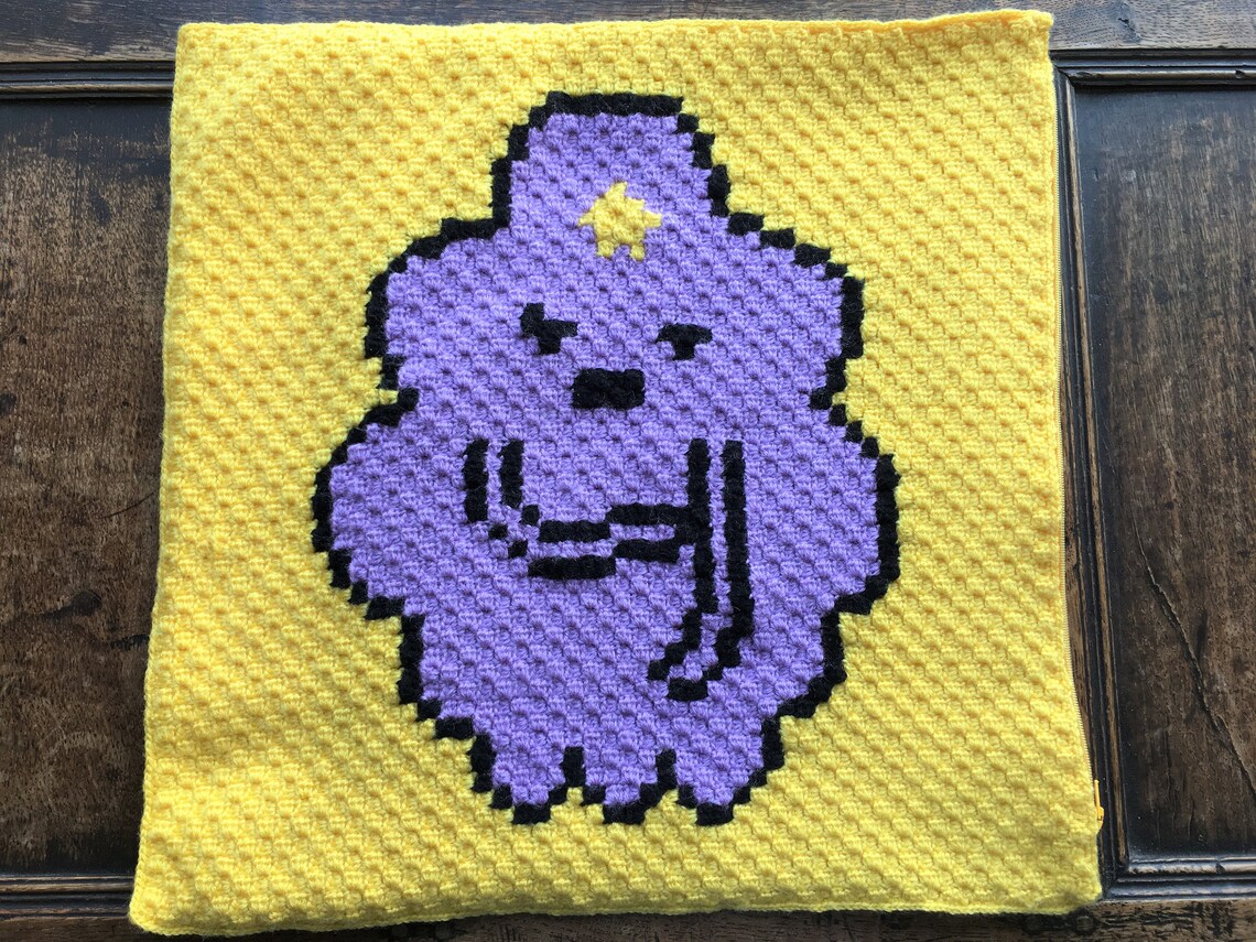 Lumpy Space Princess Cushion Crochet Pattern Adventure Time | Etsy