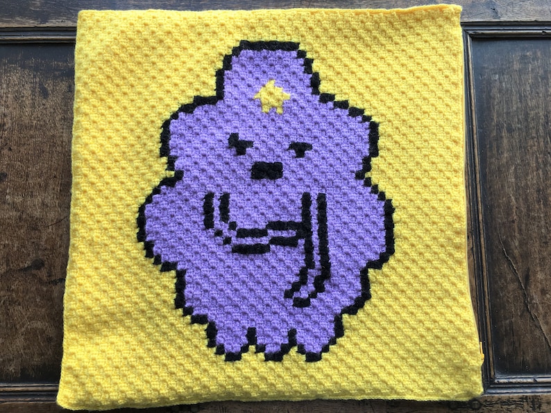 Lumpy Space Princess Cushion Crochet Pattern Adventure Time | Etsy