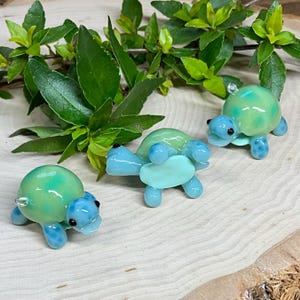 Blue Green Turtle (smaller Turtle) (one Charm) Pendant for Necklace ...